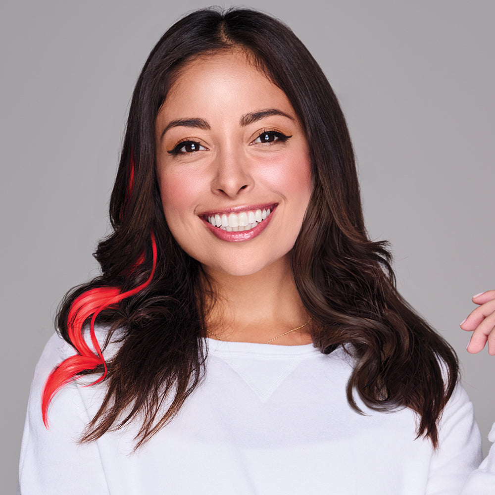 SPIRIT WEAR WAVY CLIP-IN COLOR - RED 032 - Hairdo USA