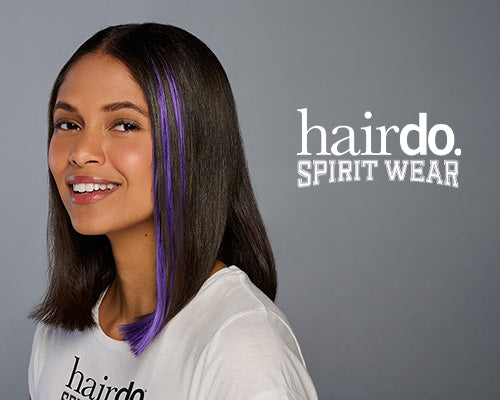 Spirit Wear Clip-In Color – Bold Game Day Hair Extensions | Hairdo USA